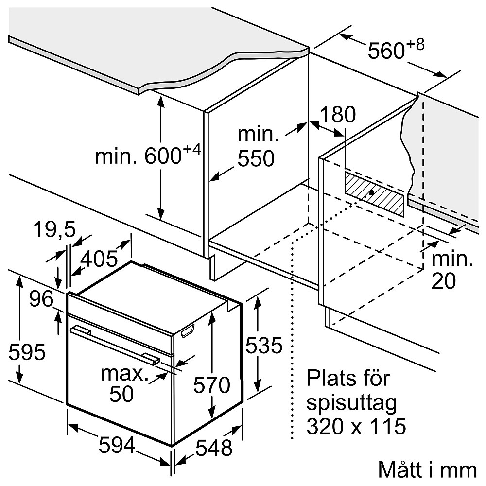 Ugn Siemens - HB271ABS3 - Outlet